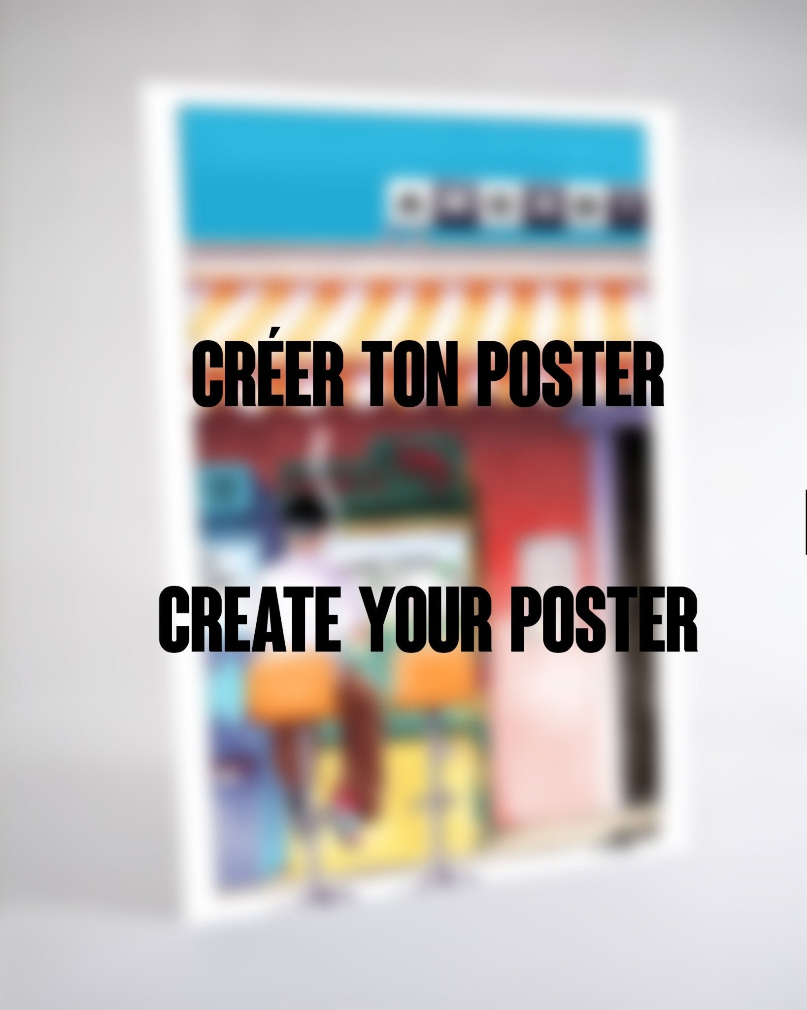 Poster en métal personnalisé - Créer ta masterpiece. – themasterpiece